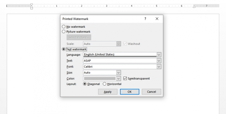 How to add a draft watermark in Word - Docs Tutorial