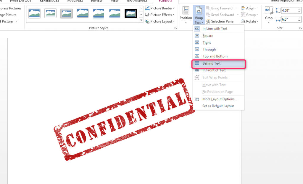 How to add confidential watermark in Microsoft Word - Docs Tutorial