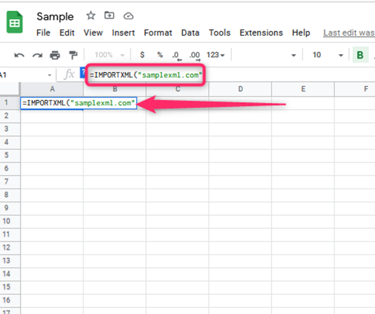 How To Import XML Into Google Sheets Docs Tutorial