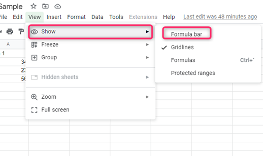  How To Hide Formulas In Google Sheets And Excel Docs Tutorial