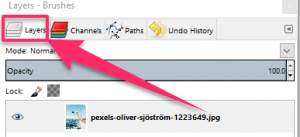 How to lock and unlock a layer in GIMP - Docs Tutorial