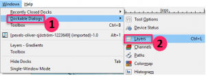 How to select multiple layers in GIMP - Docs Tutorial